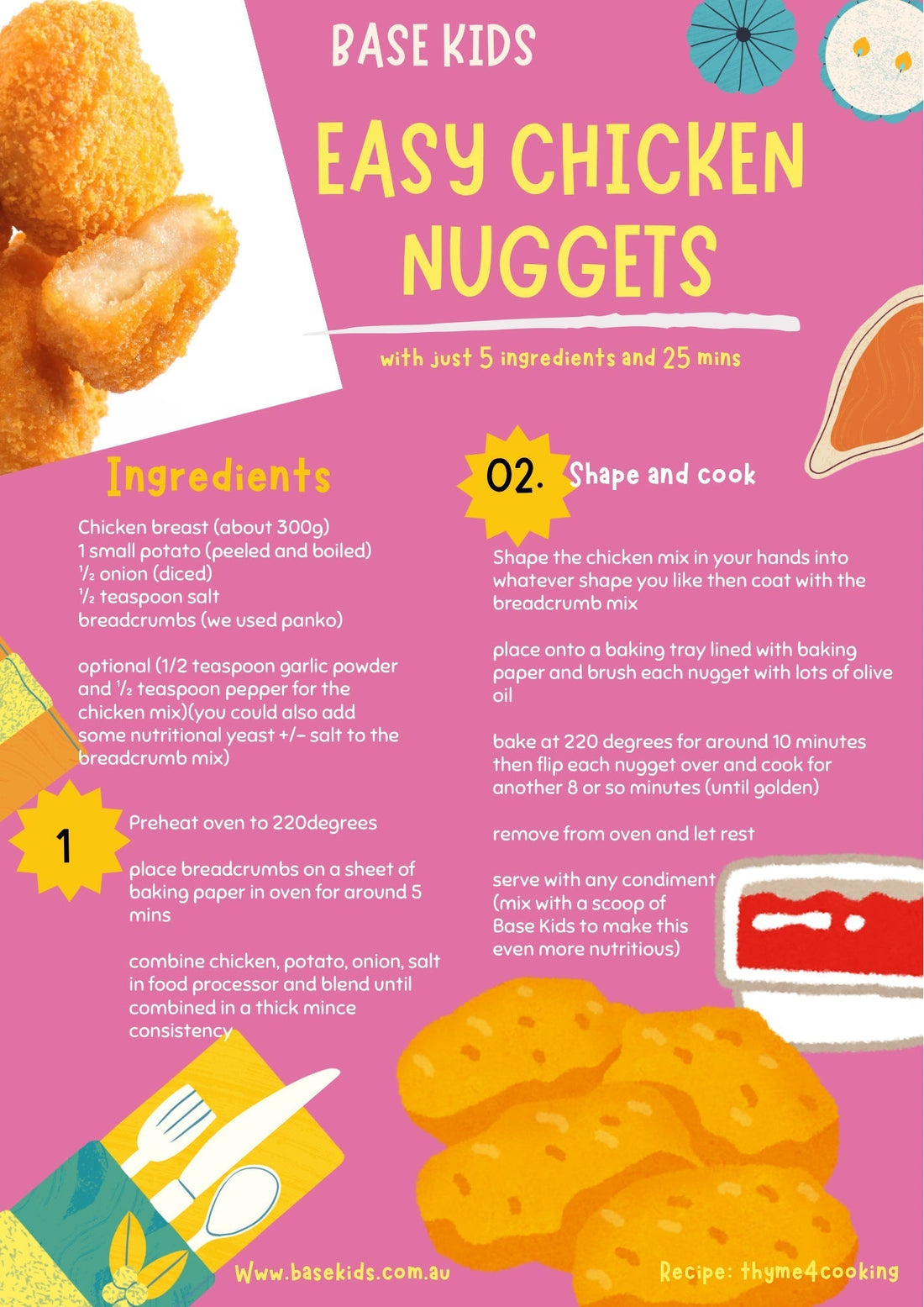 Best chicken nuggets x Base Kids – Base Kids Health